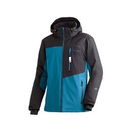 Maier Sports Ski-/ Snowboardjacke "Oravice" in T&uuml;rkis/ Schwarz - 44% | Gr&ouml;&szlig;e 48 | Herren-outdoorjacken