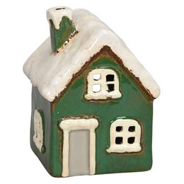 POSIWIO Windlicht "Haus" in Grün - (B)9,5 x (H)12 x (T)9 cm - 10% | Kerzen-vasen