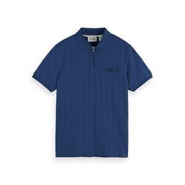 Scotch & Soda Scotch & Soda Poloshirt in Dunkelblau - 68% | Größe S | Herren-plussize