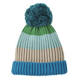Finkid M&uuml;tze "Pompula" in Blau/ Gr&uuml;n - 66% | Gr&ouml;&szlig;e 48 cm | Baby-muetzen