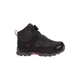 CMP Leder-Trekkingschuhe "Kiruna" in Schwarz/ Pink - 37% | Größe 40 | Kinder-outdoor-sport-schuhe