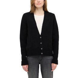Mustang Cardigan in Schwarz - 47% | Gr&ouml;&szlig;e S | Damen-pullover-cardigans