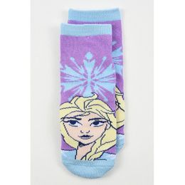 Die Eiskönigin FROZEN Socken "Frozen" in Hellblau/ Lila - 60% | Größe 23-26 | Babysocken-strumpfhosen