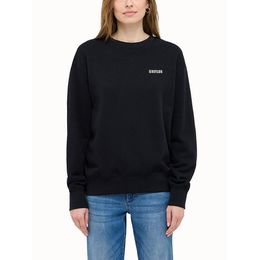 Mustang Sweatshirt in Schwarz - 46% | Gr&ouml;&szlig;e M | Damen-sweatshirts-jacken