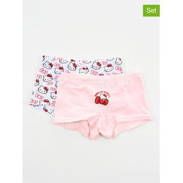 Hello Kitty 2er-Set: Pantys "Hello Kitty" in Weiß/ Rosa - 45% | Größe 116-128 | Kinder-waesche