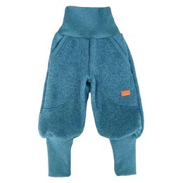 LiVi Woll-Streetjogger "Jeans" in Blau - 37% | Größe 104/110 | Babyhosen