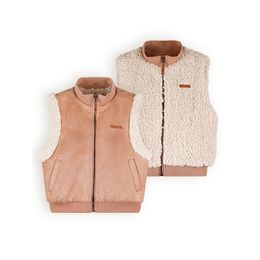 NONO Wendeweste "Kenna" in Rosa/ Creme - 58% | Größe 122-140 | Kinderjacken