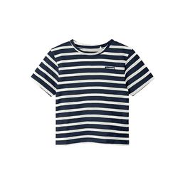 name it Shirt in Dunkelblau/ Wei&szlig; - 58% | Gr&ouml;&szlig;e 104 | Kinder-oberteile