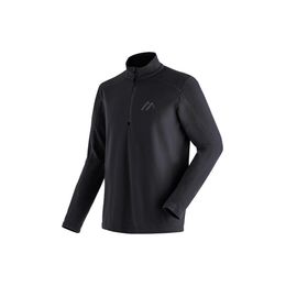 Maier Sports Fleecepullover "Dennis" in Schwarz - 47% | Gr&ouml;&szlig;e 52 | Herren-fleece