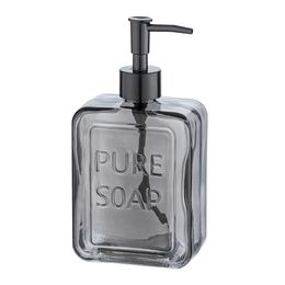 Wenko Seifenspender "Pure Soap" in Grau - 550 ml - 12% | Badezimmer-accessoires