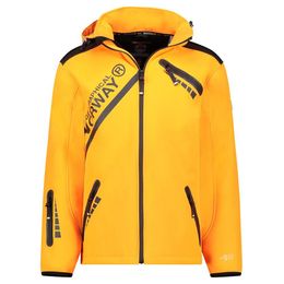 Geographical Norway Softshelljacke "Twopac" in Orange - 71% | Größe M | Herren-outdoorjacken
