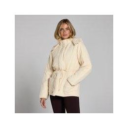 MP Damen Kurze Jacke mit verstellbarem Bund &ndash; Helles Cremewei&szlig; - XS