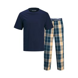 Jack & Jones Jack & Jones Hausanzug 'JACLUCA' Herren Gr&ouml;&szlig;e M creme / navy / petrol