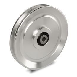 Aluminium Seilrolle / Umlenkrolle &oslash; 140 mm
