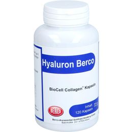 Berco-ARZNEIMITTEL Hyaluron Berco Kapseln 120 St