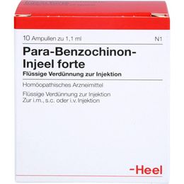 Heel Para Benzochinon Injeel forte Ampullen 10 St