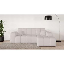 OTTO home Ecksofa &raquo;CASSY L-Form, Schlafsofa mit Bettkasten, Ma&szlig;e B/T/H: 245/165/88 cm&laquo; mit 2 R&uuml;ckenkissen, Recamiere rechts oder links bestellbar 