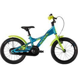 S'COOL S’COOL Kinderfahrrad »S'COOL XXlite 16-1S - Blue/Lime« 1 Gang ohne Schaltung Blue/Lime