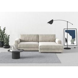 Trendmanufaktur Ecksofa &raquo;Bourbon, Mega Designsofa mit tollem Sitzkomfort, Breite 250cm, L-Form&laquo; extra tiefe Sitzfl&auml;che, wahlweise mit...