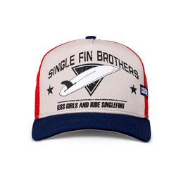 COASTAL Trucker Cap »HFT Single Fin Brothers« white