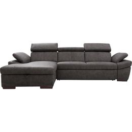 exxpo - sofa fashion Ecksofa &raquo;Salerno, Funktionssofa, Breite 280cm, hoher Sitzkomfort, L-Form&laquo; inkl. Kopf- und Armteilverstellung, wahlweise mit 
