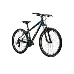 Kinderfahrrad &raquo;KROSS Kinderad 26" Berg JR t&uuml;rkis 21 G&auml;nge&laquo; 21 Gang Shimano Altus M310 Schaltwerk Kettenschaltung Kinderfahrrad