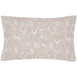 Pad Dekokissen »WILD DEER« beige Obermaterial: 75% Polyester, 25% Baumwolle B/L: 35 cm x 60 cm