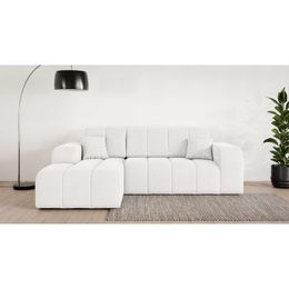 OTTO home Ecksofa &raquo;CASSY L-Form, Schlafsofa mit Bettkasten, Ma&szlig;e B/T/H: 245/165/88 cm&laquo; mit 2 R&uuml;ckenkissen, Recamiere rechts oder links bestellbar 