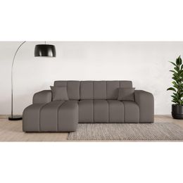 OTTO home Ecksofa &raquo;CASSY L-Form, Schlafsofa mit Bettkasten, Ma&szlig;e B/T/H: 245/165/88 cm&laquo; mit 2 R&uuml;ckenkissen, Recamiere rechts oder links bestellbar 