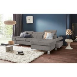 exxpo - SOFA FASHION Ecksofa »Fiji, hochwertige Detailverarbeitung, Breite 292cm, L-Form« bequem durch Kopf- und Armteilverstellung, wahlweise mit...