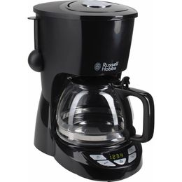 Russell Hobbs Filterkaffeemaschine »22620-56 Textures Plus« 1, 25 l Kaffeekanne Papierfilter 1x4 schwarz