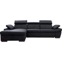 exxpo - sofa fashion Ecksofa &raquo;Salerno, Funktionssofa, Breite 280cm, hoher Sitzkomfort, L-Form&laquo; inkl. Kopf- und Armteilverstellung, wahlweise mit 