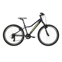 Kinderfahrrad &raquo;KROSS Kinderad 24" Hexagon JR 1.0 Blau 8 G&auml;nge&laquo; 8 Gang Shimano TOURNEY TX800 Schaltwerk Kettenschaltung Kinderfahrrad