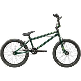 S'COOL S&rsquo;COOL Jugendfahrrad &raquo;S'COOL XtriX 20-1S - Dark Green/Neon Green&laquo; 1 Gang ohne Schaltung Jugendfahrrad