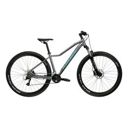 Mountainbike &raquo;KROSS Mountainbike Hardtail 27,5" LEA 4.0 grau 16 G&auml;nge&laquo; 16 Gang Shimano ACERA M3020 Schaltwerk Kettenschaltung Mountainbike