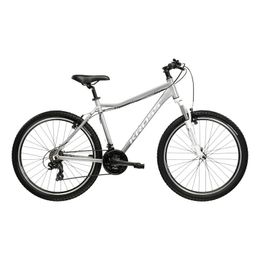 Mountainbike &raquo;KROSS Mountainbike Hardtail 26" LEA 1.0 silberfarben 21 G&auml;nge&laquo; 21 Gang Shimano TOURNEY TY300 Schaltwerk Kettenschaltung Mountainbike