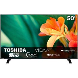 Toshiba DLED-Fernseher »50UV1563DD« 126 cm/50 ′′ Smart-TV schwarz Grenzenlose Unterhaltung - Mit dem Smart TV haben Sie Zugriff auf unzählige Apps...