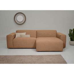 OTTO home Ecksofa &raquo;Clayton&laquo; in einem trendigen Cord-Bezug, verschiedene Kombinationen verf&uuml;gbar braun 100% Polyester