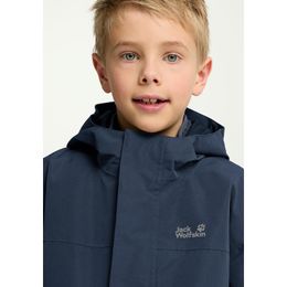 Jack Wolfskin Kinder 3-in-1-Funktionsjacke &raquo;3IN1 CANVEY KIDS&laquo; mit Kapuze blau 164
