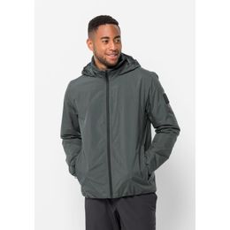 Jack Wolfskin Herren Outdoorjacke &raquo;TEXTOR JKT M&laquo; mit Kapuze gr&uuml;n L (52)