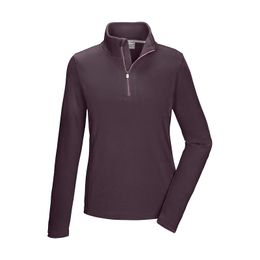 Killtec Damen Fleeceshirt &raquo;KSW 101 WMN FLC SHRT&laquo; Fleeceshirt mit Stehkragen, warm, Rei&szlig;verschluss mit Kinnschutz lila 40