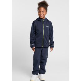 Jack Wolfskin Outdoorjacke &raquo;FELDBERG HOODED JKT K&laquo; mit Kapuze night-blue 128 128 2 H&uuml;fttaschen