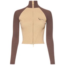 Karl Kani Allwetterjacke &raquo;Damen&laquo; 1 Stk. tlg. ohne Kapuze sand/brown M M ESSENTIELL F&Uuml;R JEDE GARDEROBE: Leichte Jacken sind ein Muss f&uuml;r jede...