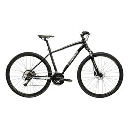 Crossrad &raquo;KROSS Crossrad Herren 28" Evado 4.0 schwarz 16 G&auml;nge&laquo; 16 Gang Shimano ACERA M3020 Schaltwerk Kettenschaltung Crossrad