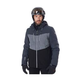 Killtec Skijacke »KSW 45 MN SKI JCKT« Trendige, wasserdichte Skijacke mit abnehmbarer Kapuze und Schneefang anthra XL XL Herren Skijacke in...