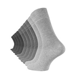Cotton Prime Socken Herren Gr&ouml;&szlig;e 39/42 grau / hellgrau / dunkelgrau