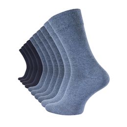 Cotton Prime Socken Herren Gr&ouml;&szlig;e 43/46 blau / dunkelgrau