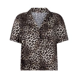 Hunkem&ouml;ller Hunkem&ouml;ller Schlafshirt Damen Gr&ouml;&szlig;e XS camel / umbra / schwarz / wei&szlig;