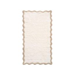 Beliani Badematte NANGAL in Beige/Braun - (W) 80 x (L) 150 cm | Gr.: onesize