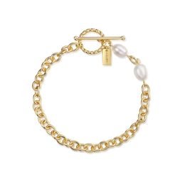 AILORIA SHOUHEI Armband gold/wei&szlig;e Perle in wei&szlig; | Gr.: onesize